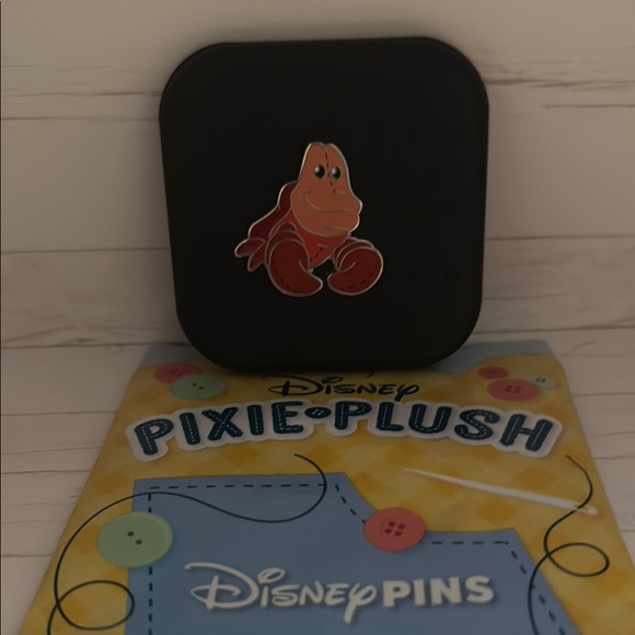 Disney | Jewelry | Disney Pixie Plush Sebastian Pin | Poshmark